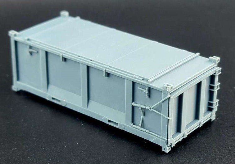 25053 20ft Sealed Dross Container V2 - N Scale - 3 Containers – 3D Central