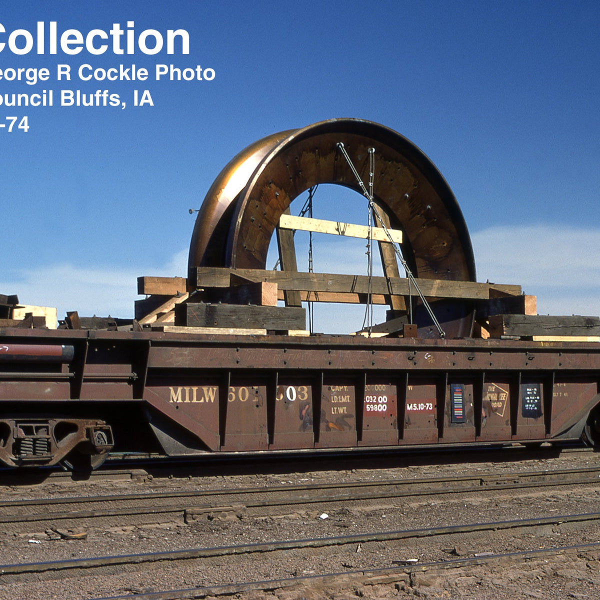 1008-02 MILW Well Hole Flatcar #601004 - HO Scale – 3D Central