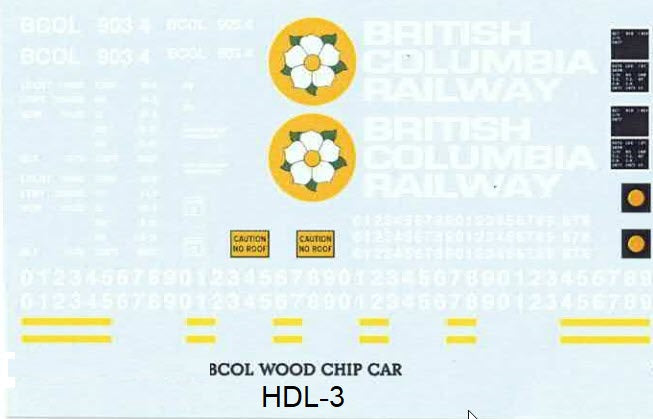 HDL-3 BCOL 60' Woodchip Car Decal – 3D Central